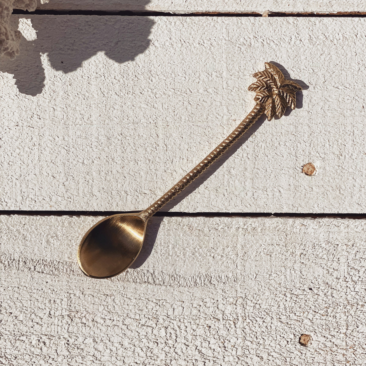 Palm Tree Spoon | Gold | Coastal | Home Tableware | Brisbane – saide