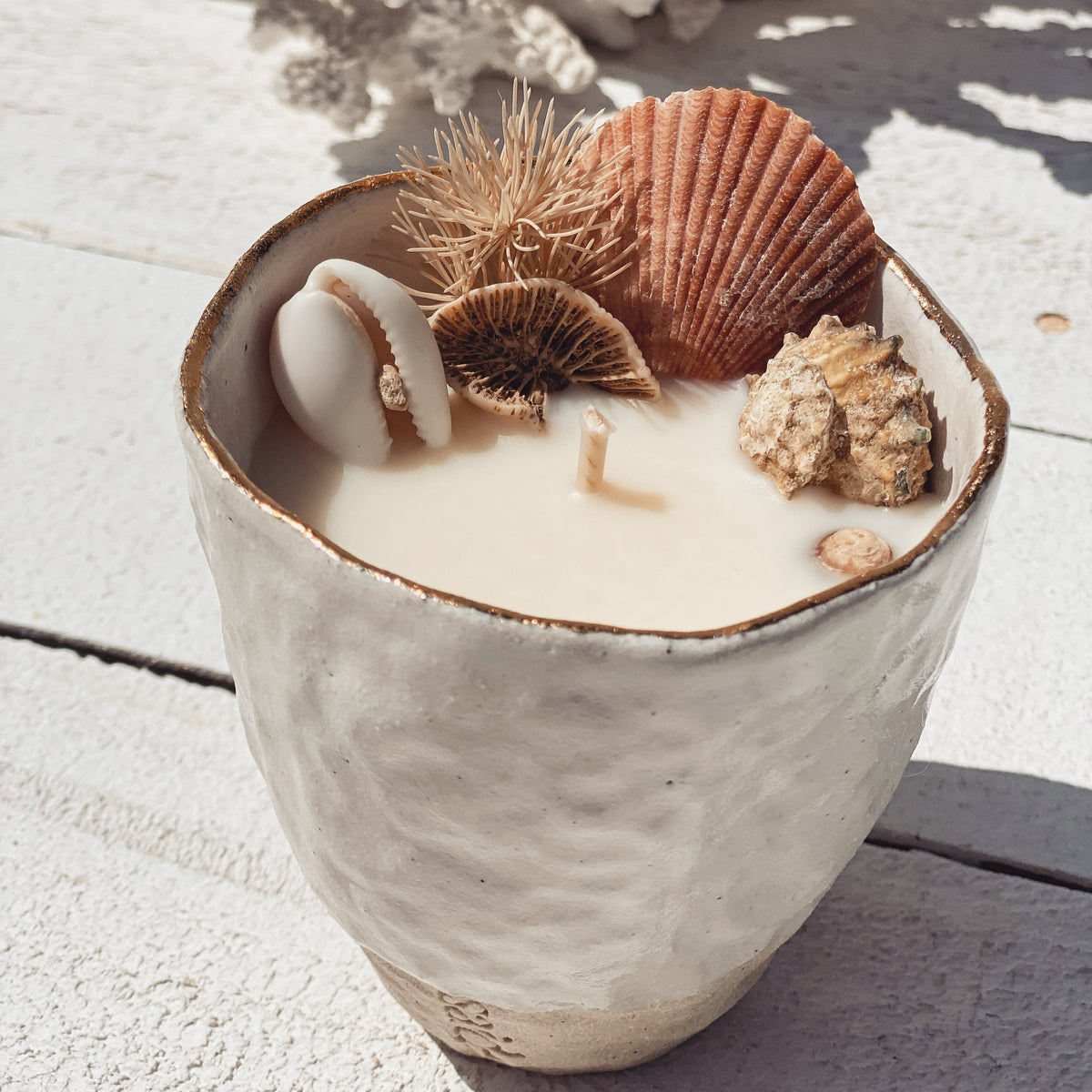 Abundance + Manifestation | Ceramic Crystal Candle Bowl 1/1 | Handmade ...