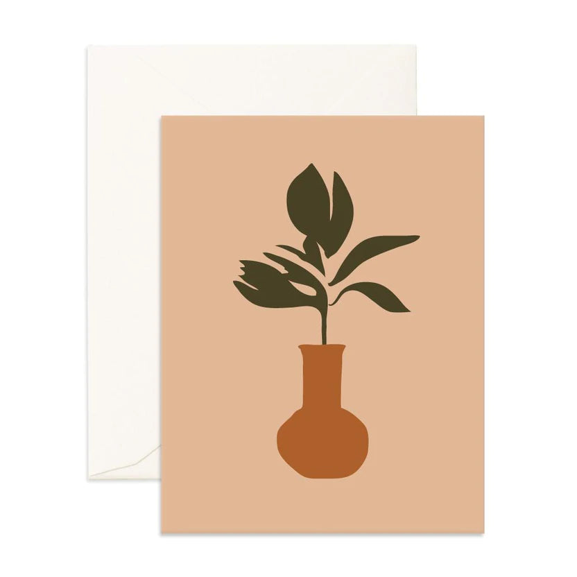 Still Life Ficus Greeting Card | Printed in Brisbane | Gift Idea – saide