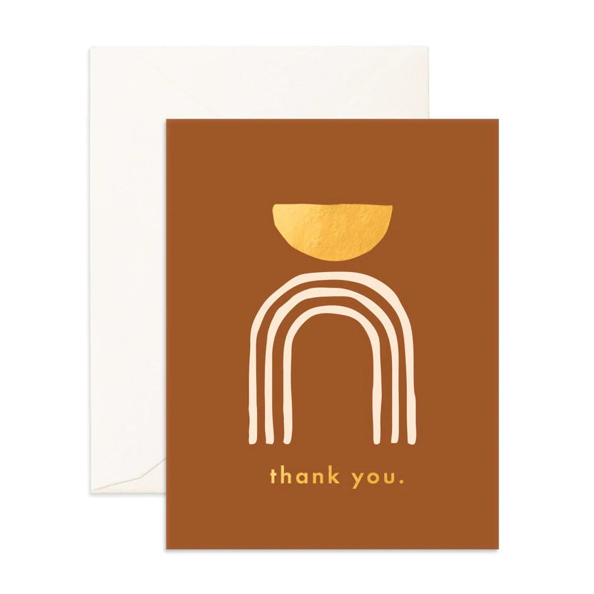 Thank You Vessel Rainbow Greeting Card | Printed in Brisbane | Gift – saide